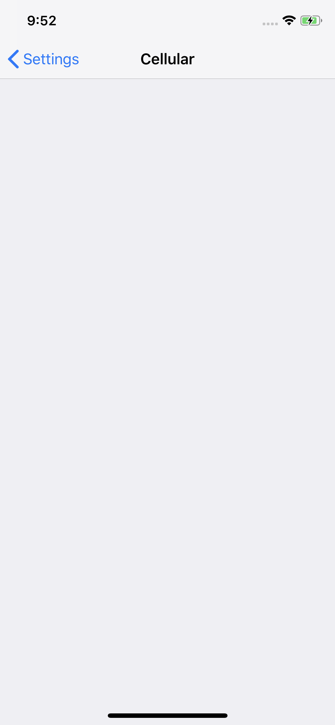 IPhone X Cellular Settings Missing - Apple Community