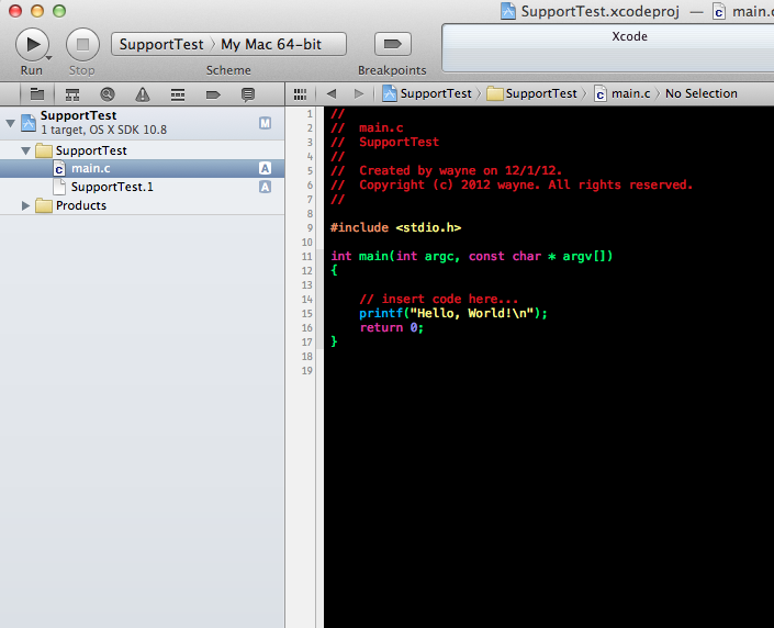 How to Compile a .C File in Xcode 4 - Apple Community