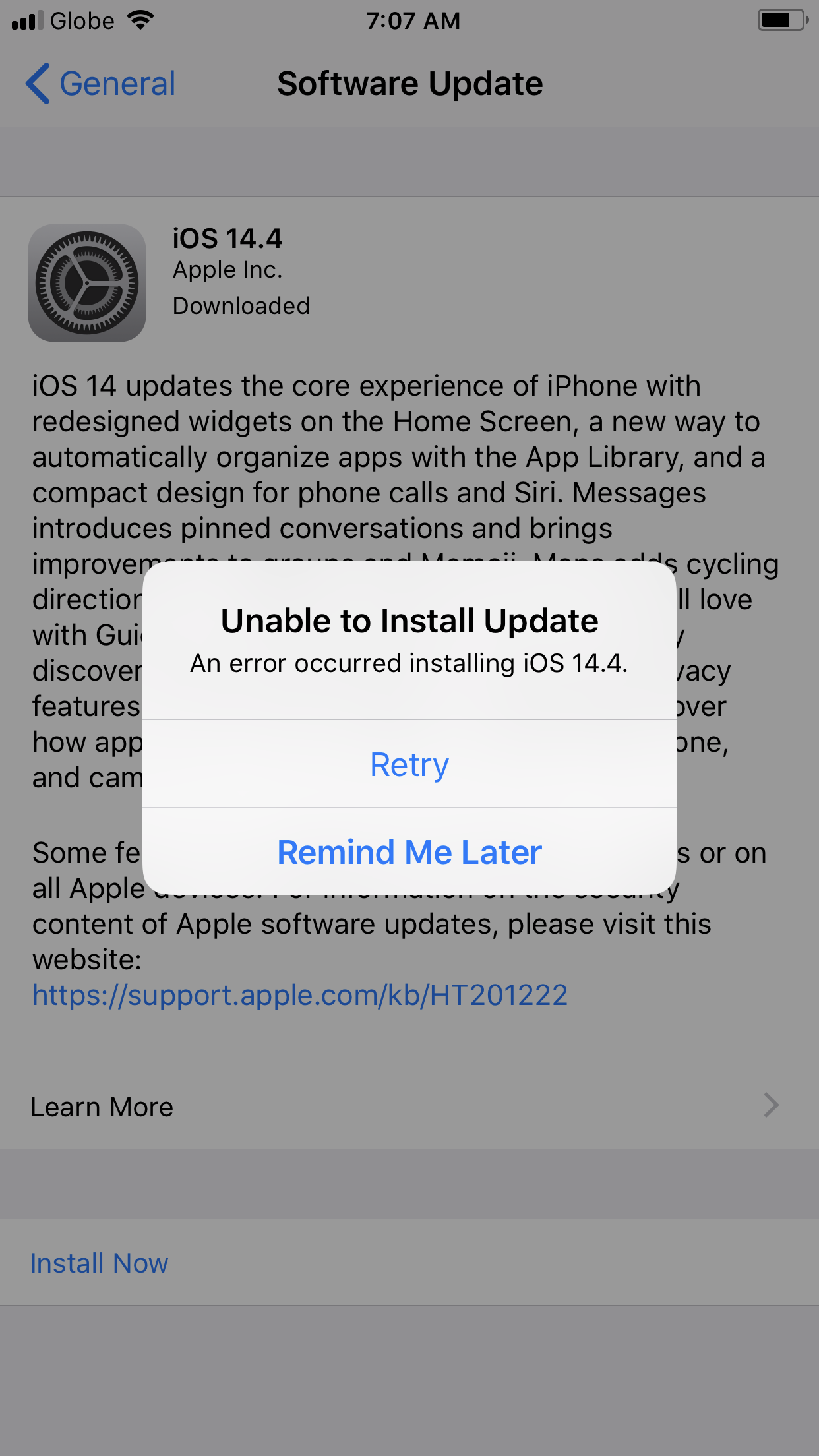 iOS update - Apple Community