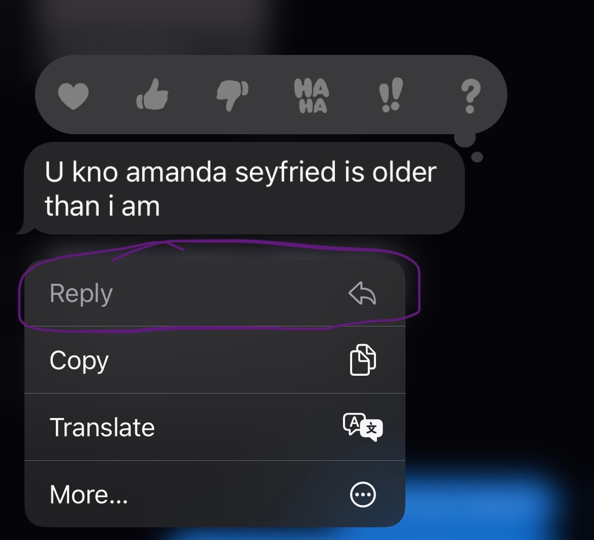 iMessage Reply ios16 - Apple Community