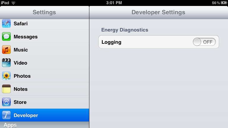 "Developer" settings is missing on my iPad - Apple Community