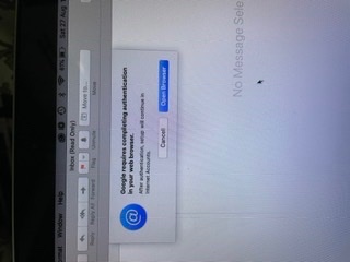 Google requires completing authentication… - Apple Community