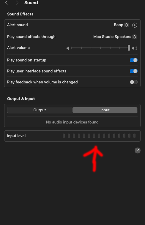 Mac Studio Internal microphone not working - Apple Community