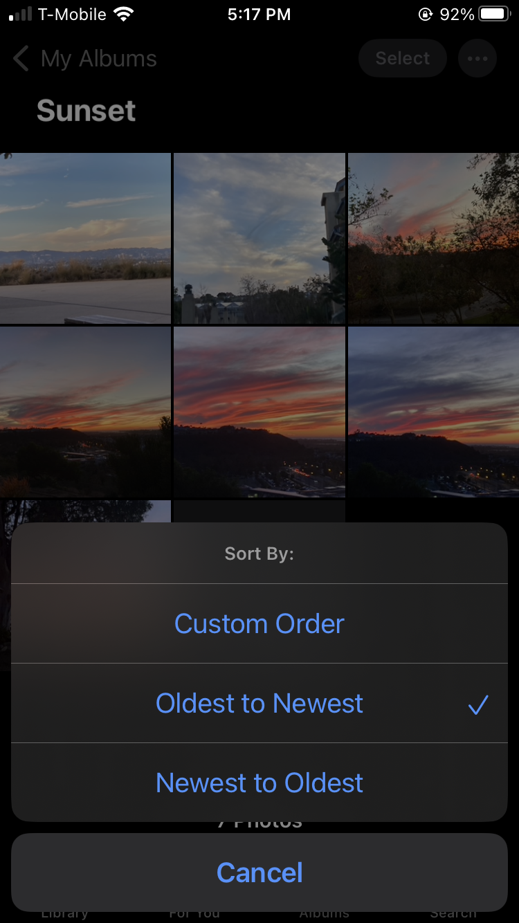 How to make photos order consistent betwe… - Apple Community