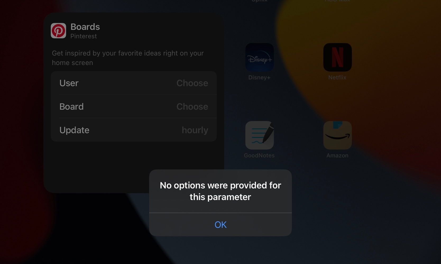Widgets don’t load my accounts - Apple Community