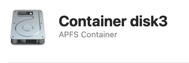 My primary drive is disk3 in Disk Utility… - Apple Community