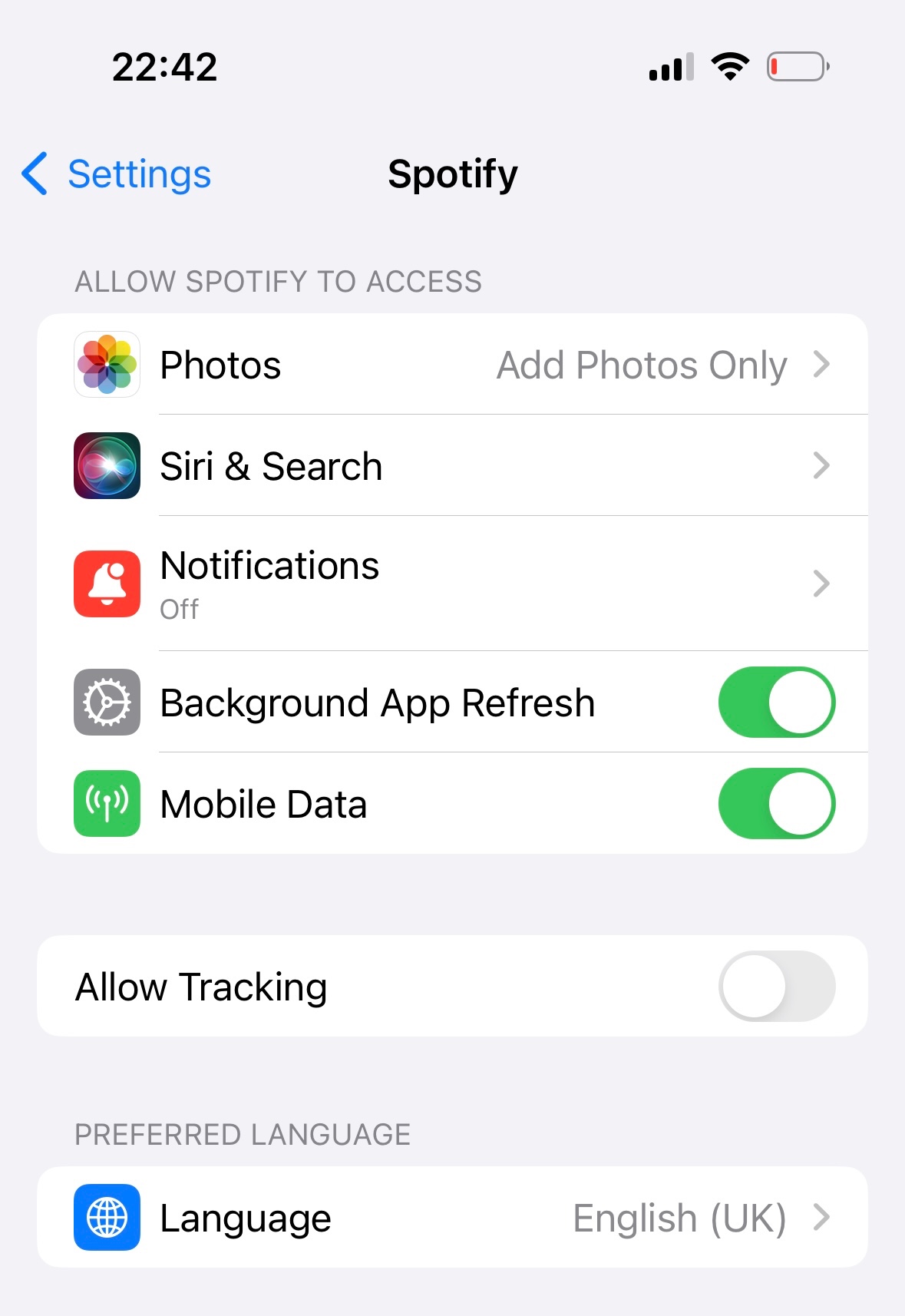Why can’t I turn off mobile data for a sp… - Apple Community