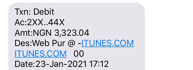Debit alerts for debit - Apple Community