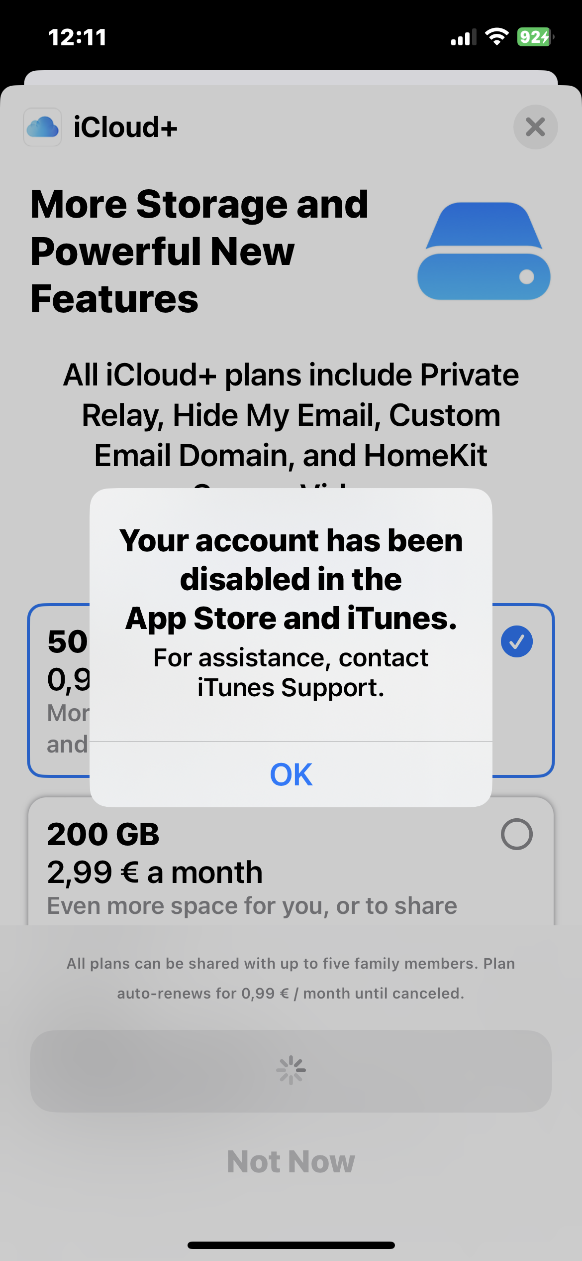 my account is disabled for itunes and app… - Apple Community