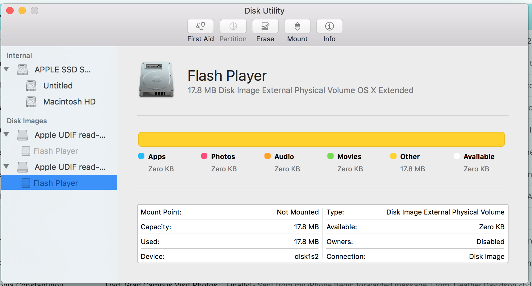 Missing Firmware Partition - Updating to … - Apple Community