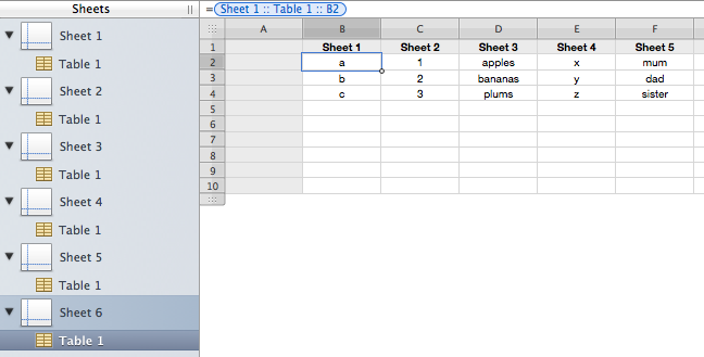 How do I sync columns between sheets? - Apple Community