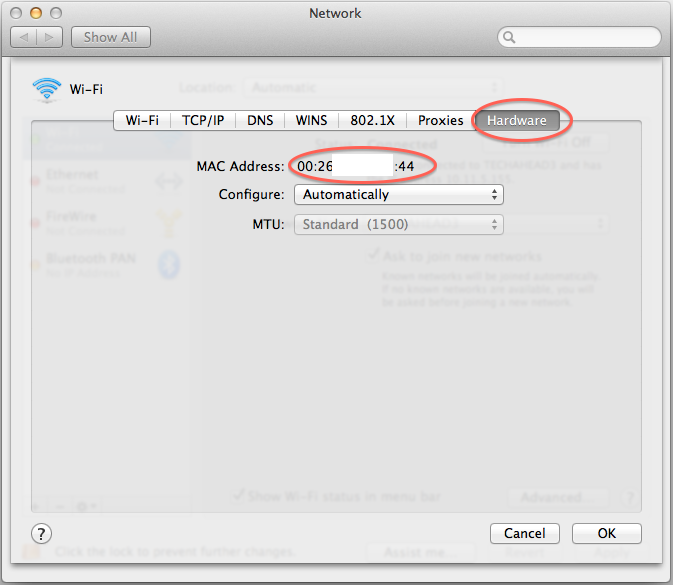 How do I find my MacBook Pro's MAC Addres… - Apple Community