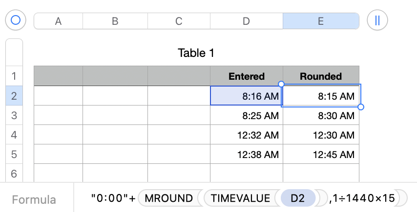 Time Round Up or Down - Apple Community