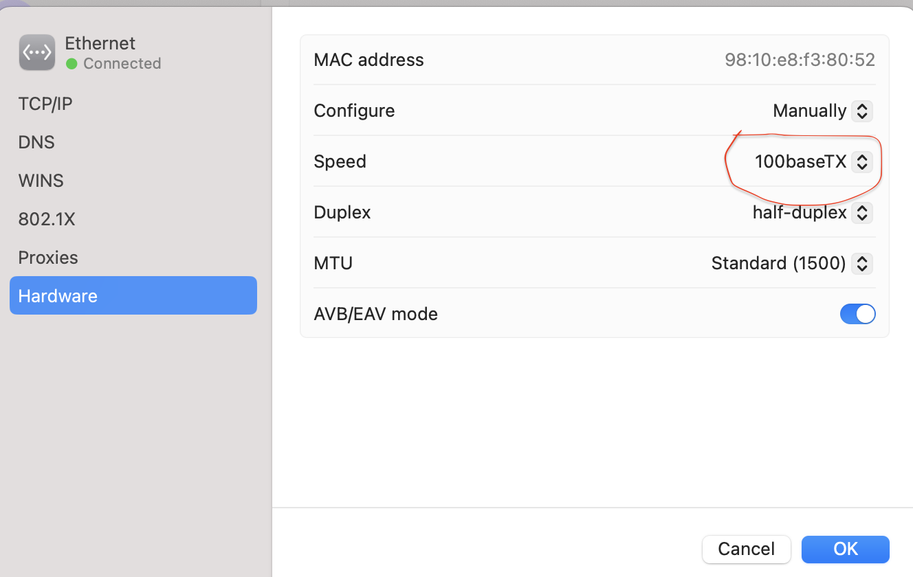 Configuring gigabit ethernet on 27" iMac … - Apple Community