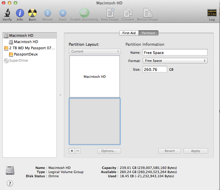 Partitions messed up - Apple Community