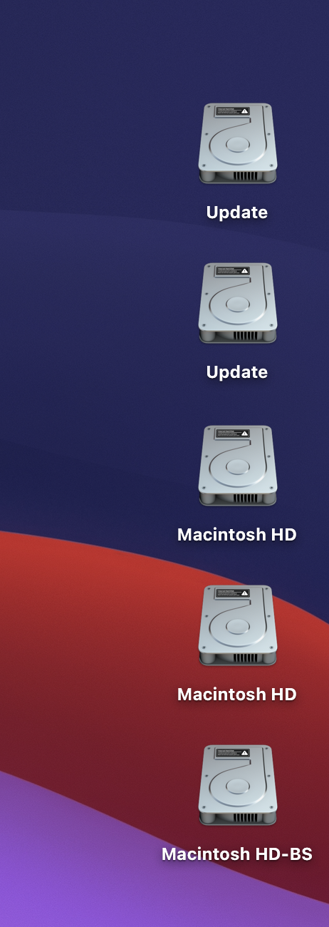 Loaded 3 operating systems by mistake 202… - Apple Community