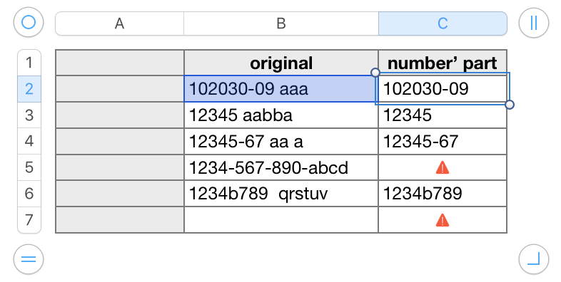 Remove text, keep the numbers in Numbers - Apple Community