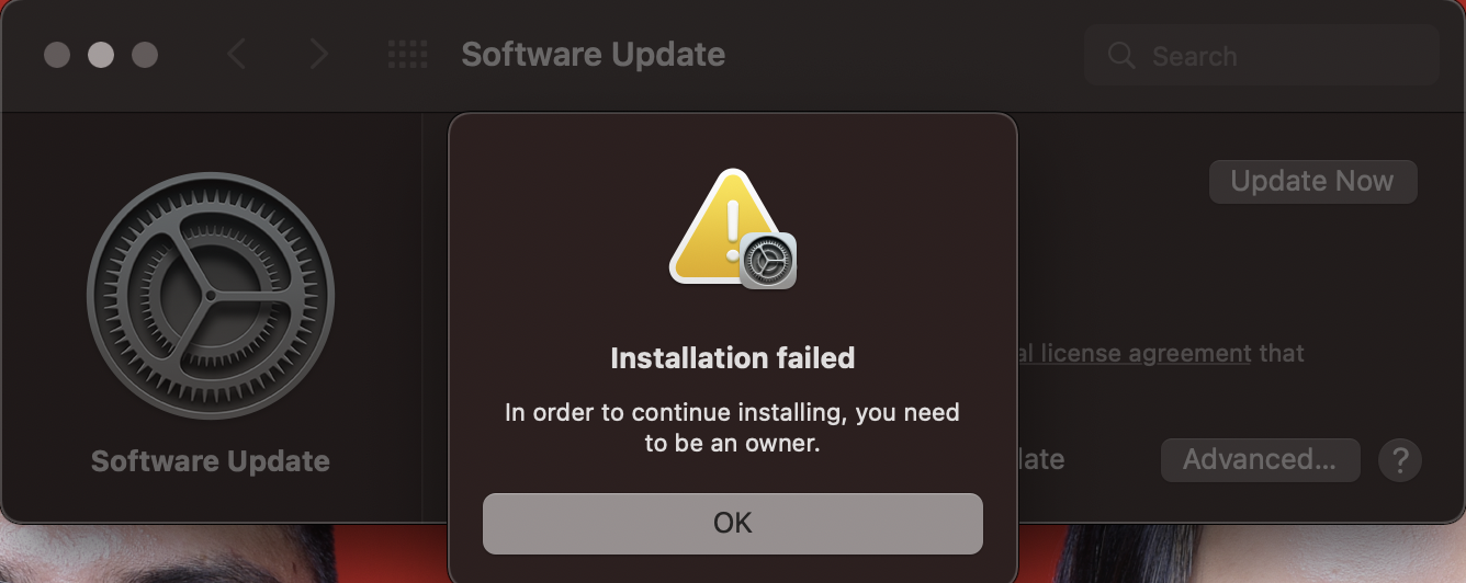 failed update - message says "You need to… - Apple Community