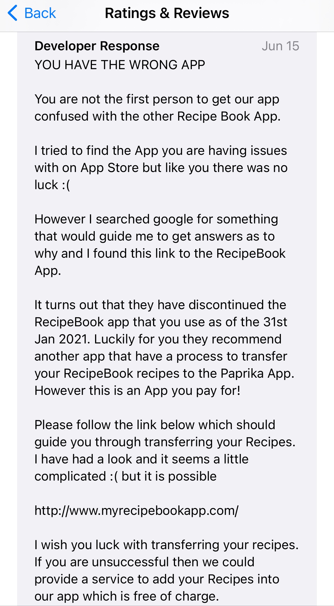 Recipe Book no longer accessible on lates… - Apple Community