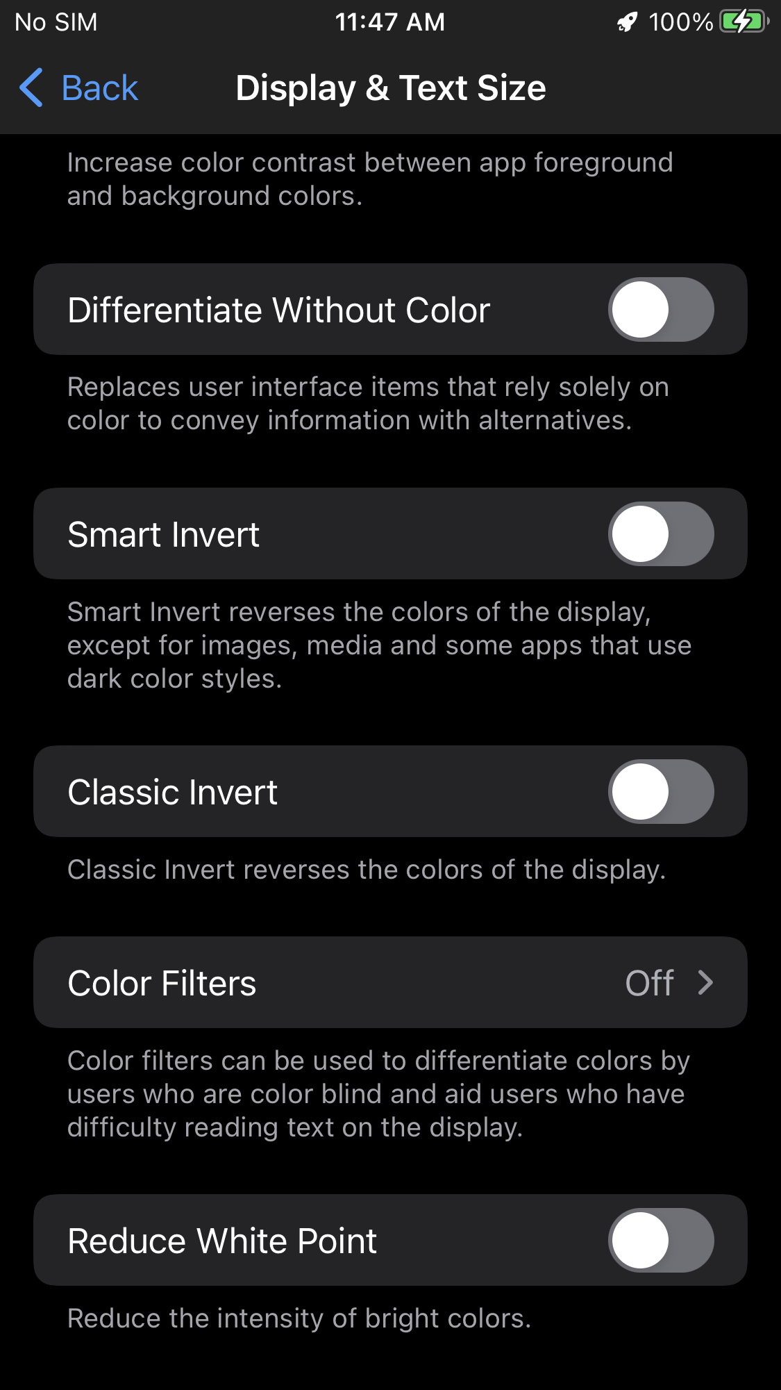 iphone not showing auto brightness option… - Apple Community