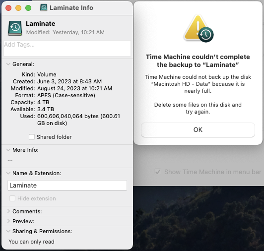 Duplicate Time Machine BUs - Apple Community