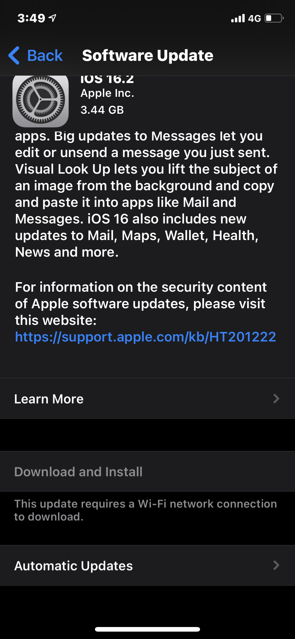 I want update ios - Apple Community