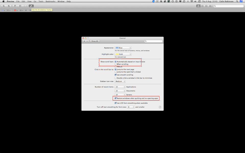 Can't annotate in Preview when in full-sc… - Apple Community
