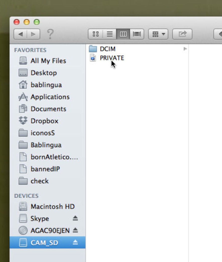 Problems with "private" folder in SD card - Apple Community