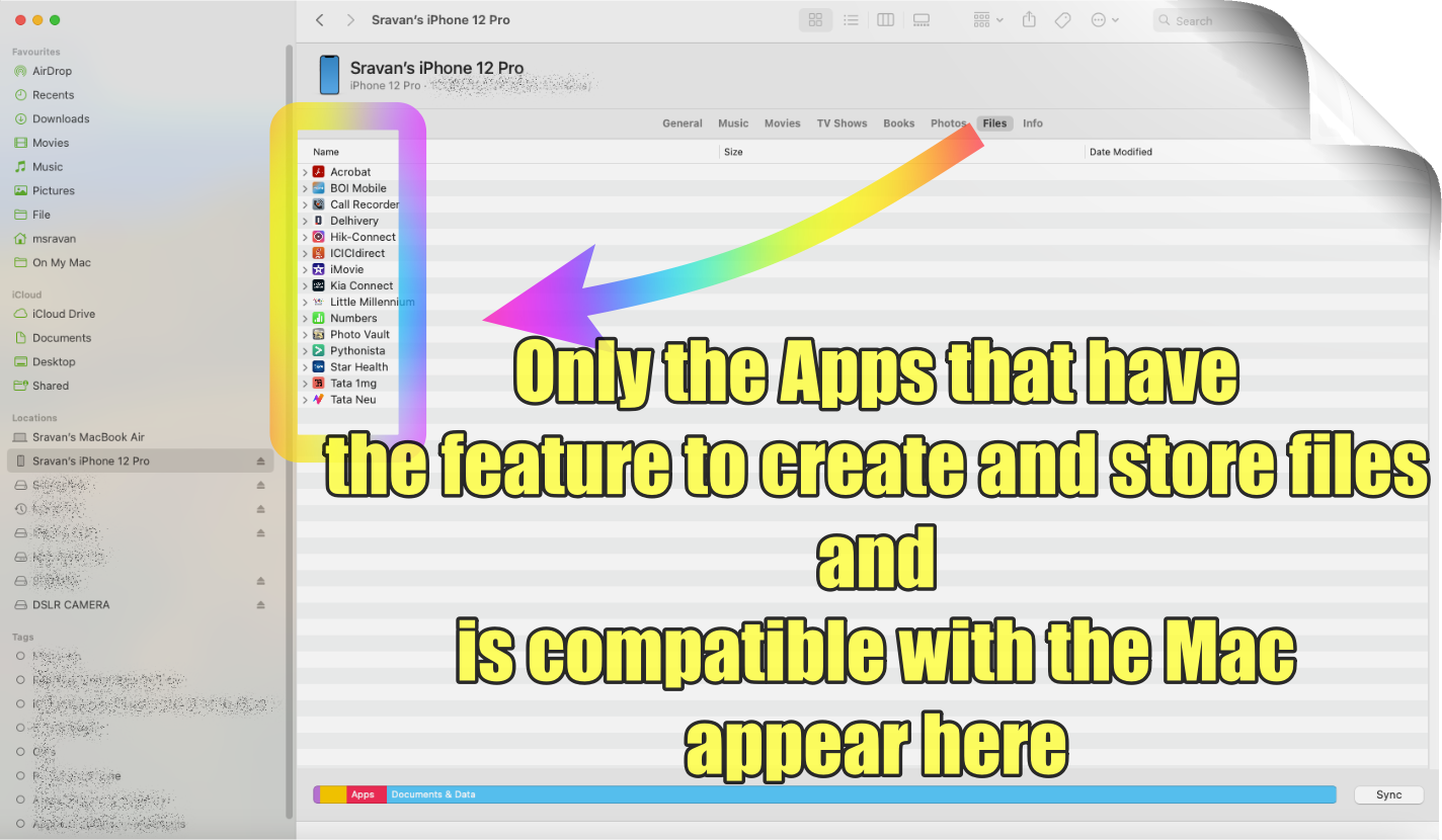 Share files Mac->iPhone via USB - Apple Community