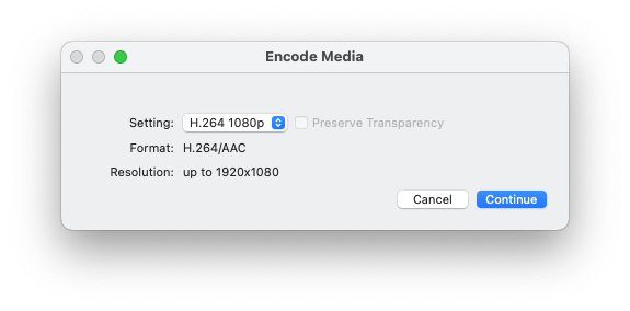 Can't Encode the videos using the native … - Apple Community
