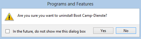 how to delete Boot Camp Support Software? - Apple Community