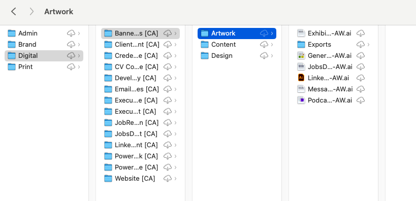 Set column widths to auto fit in finder c… - Apple Community