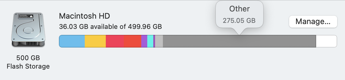 System Storage Taking Up Way Too Much Spa… - Apple Community