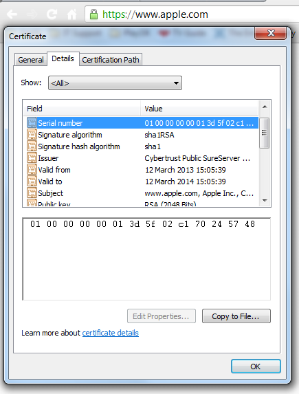 Security certificate error on Apple's web… - Apple Community