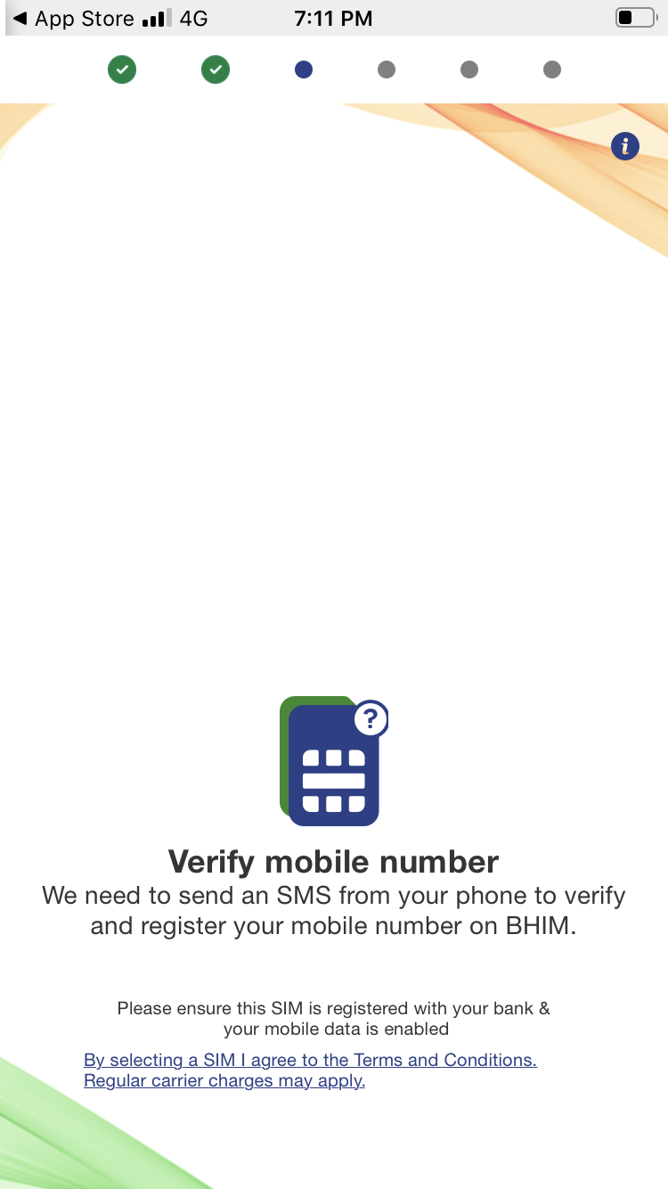 Bhim app is not verified my mobile no - Apple Community