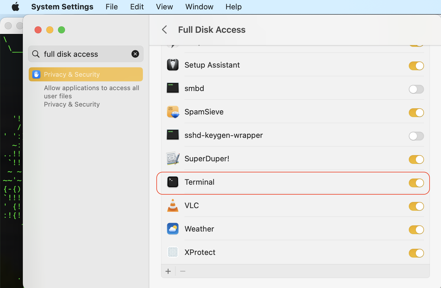 terminal command not working - Apple Community