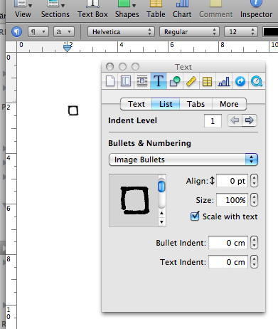 Pages - Square bullets - Apple Community