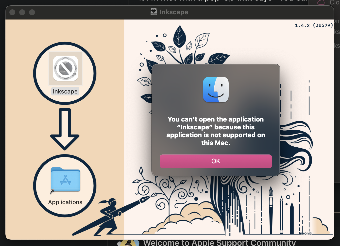 How to resolve 'Application Not Supported… - Apple Community