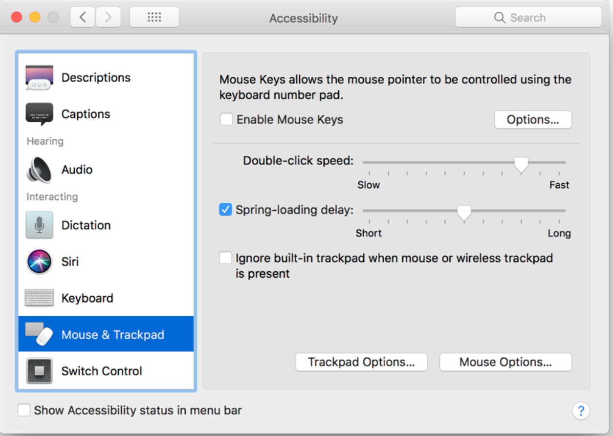 How to Set Your Mac to Use Trackpad and M… - Apple Community