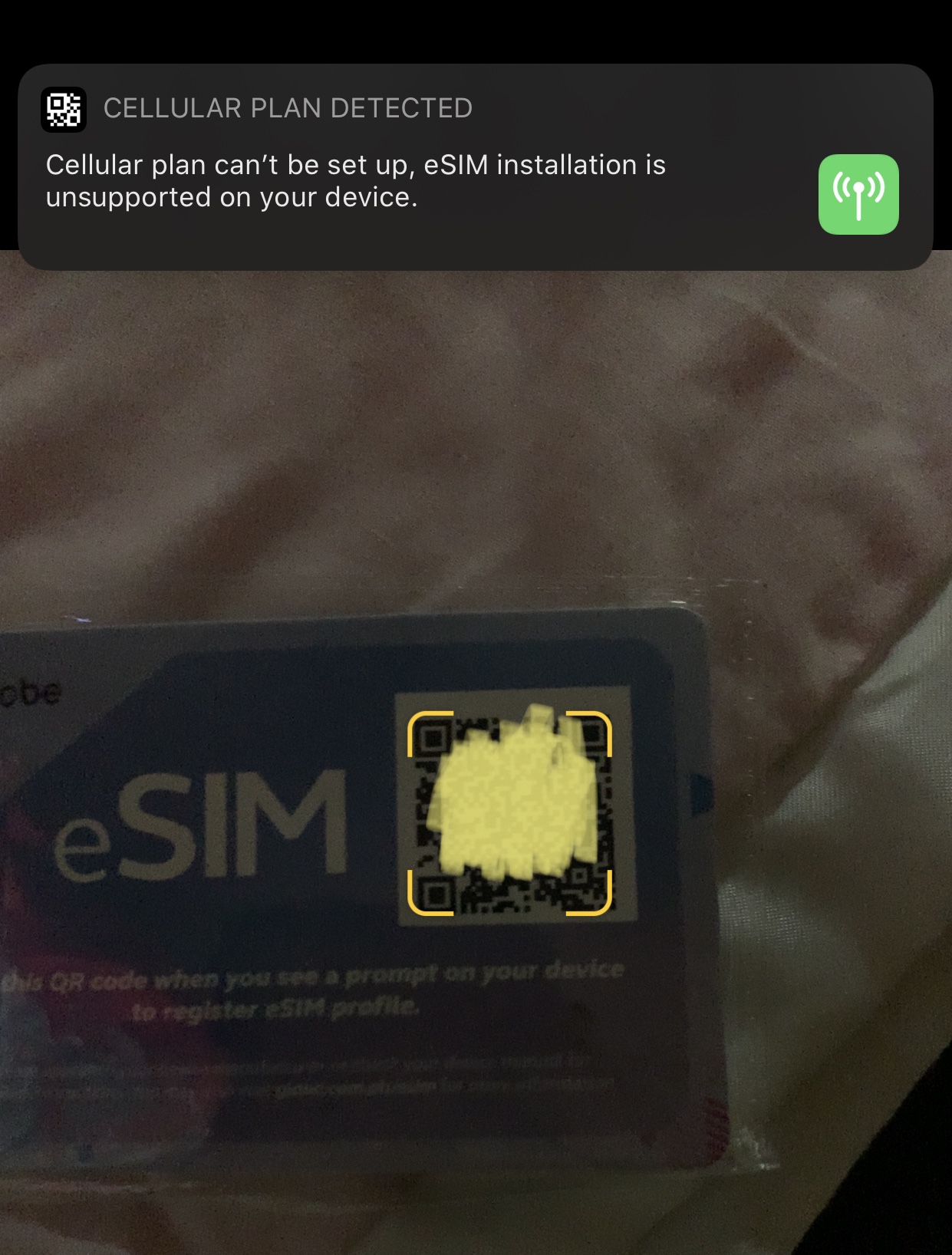 My e-sim won’t work suddenly and Add Cell… - Apple Community