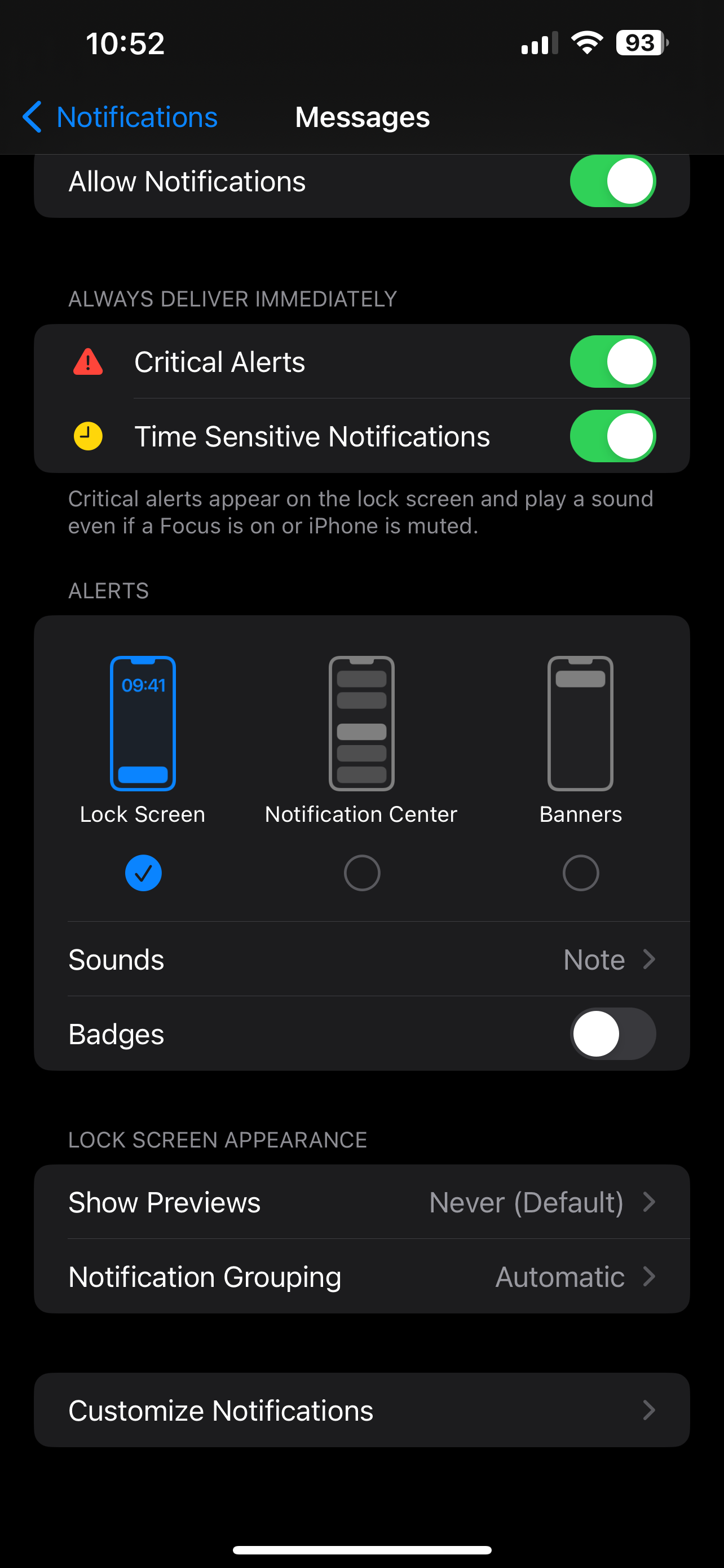 iOS 17 message and text alerts not workin… - Apple Community