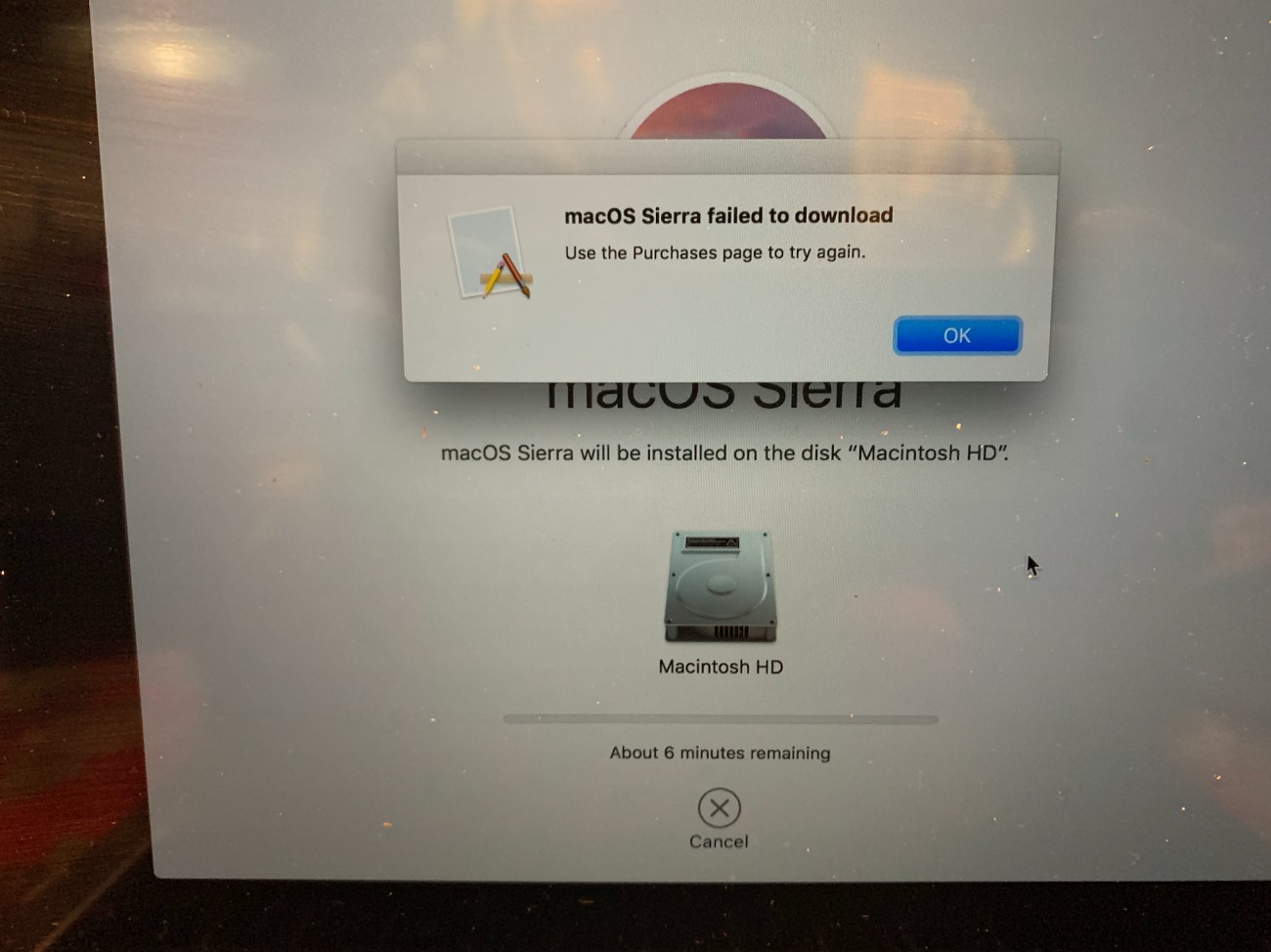 Error during install of Sierra on Macbook… - Apple Community