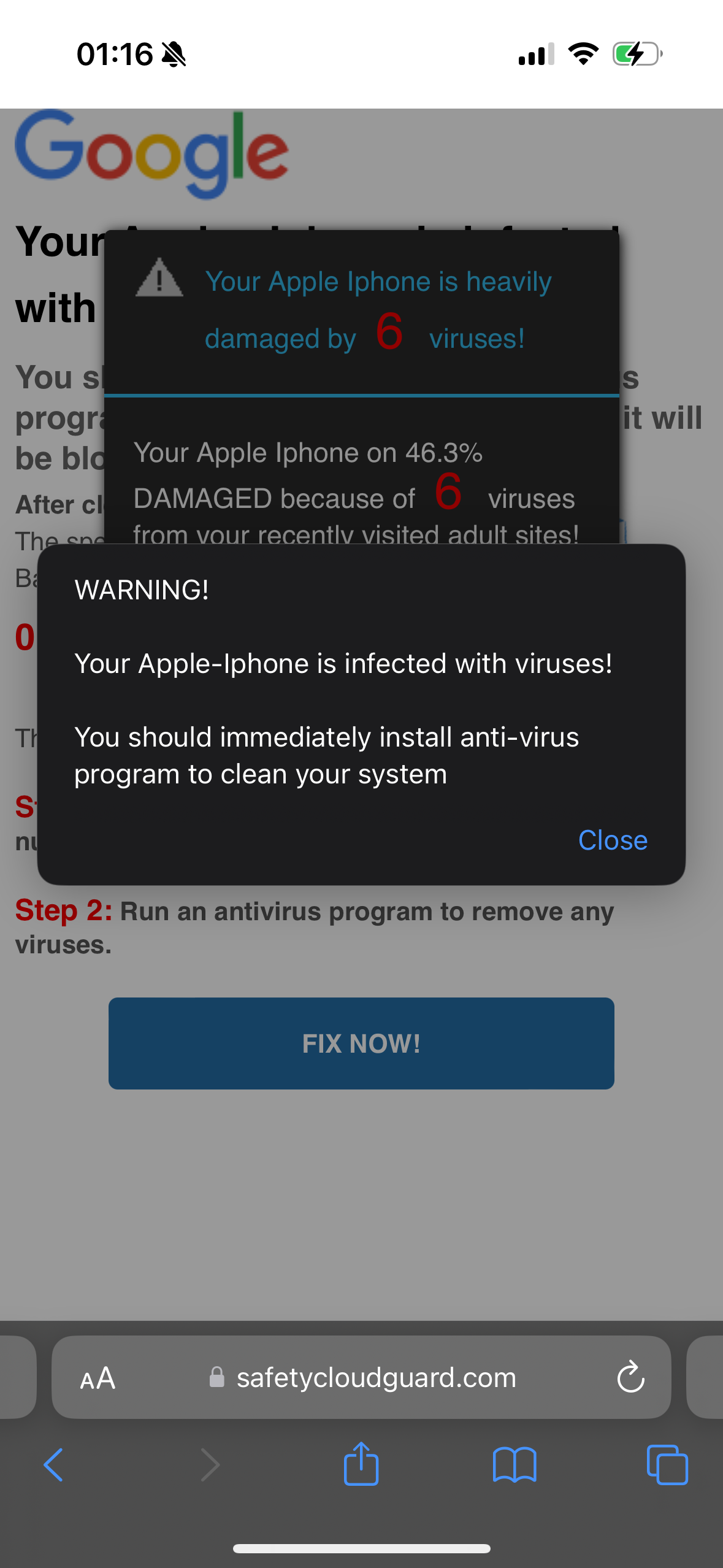 How do I remove virus pop-ups in Safari o… - Apple Community