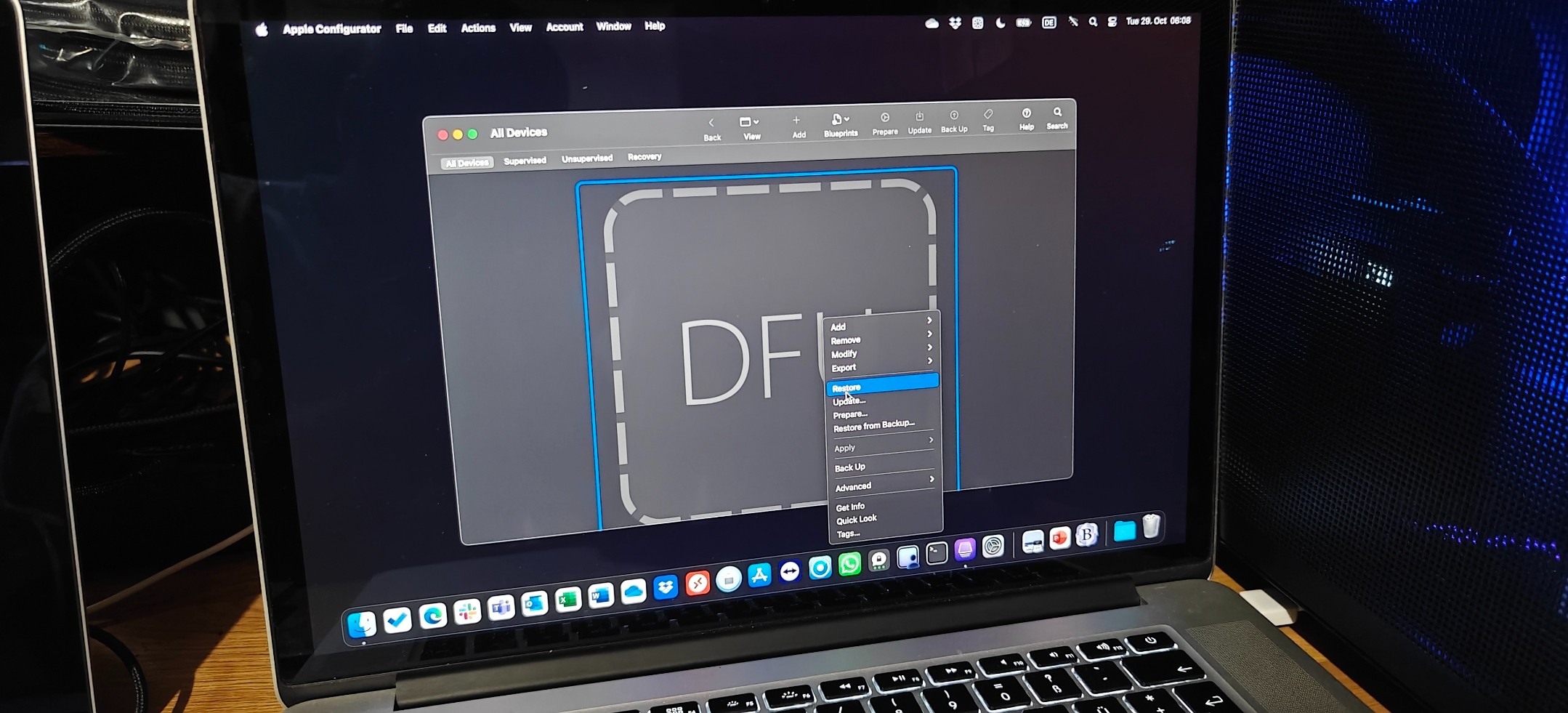 Macbook Restore w/ Apple Configurator 2 n… - Apple Community