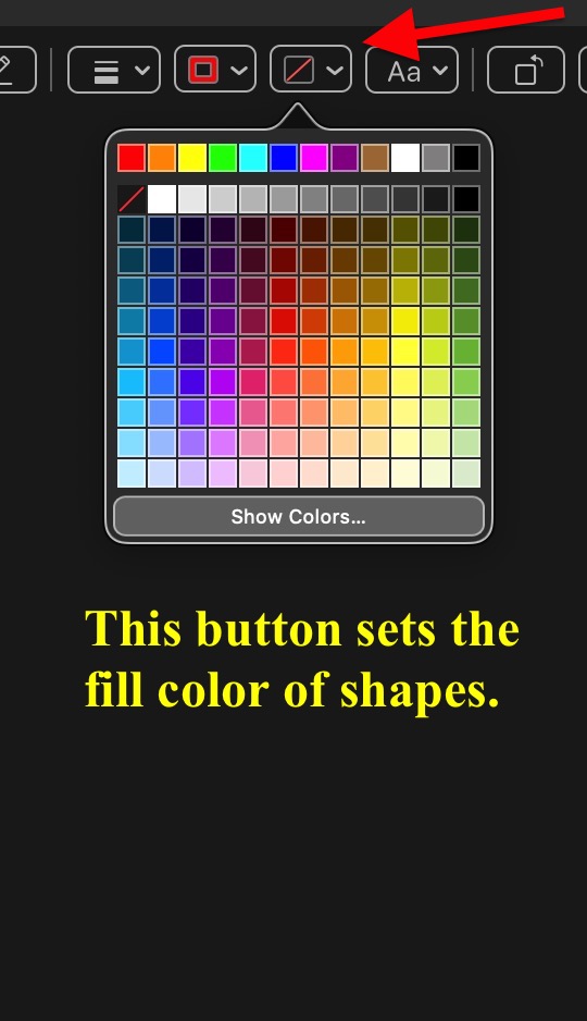 How can I restore Outline Shapes in the P… - Apple Community