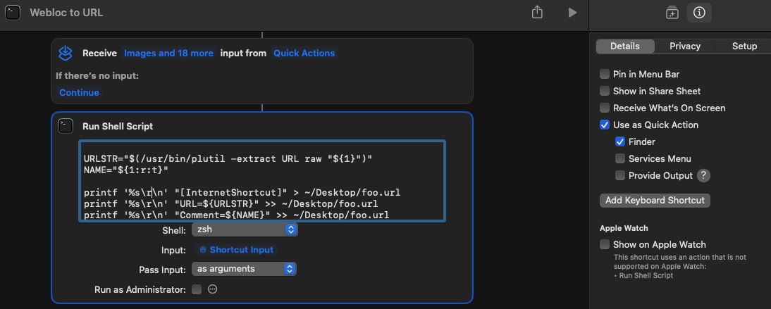How to convert webloc to url? - Apple Community
