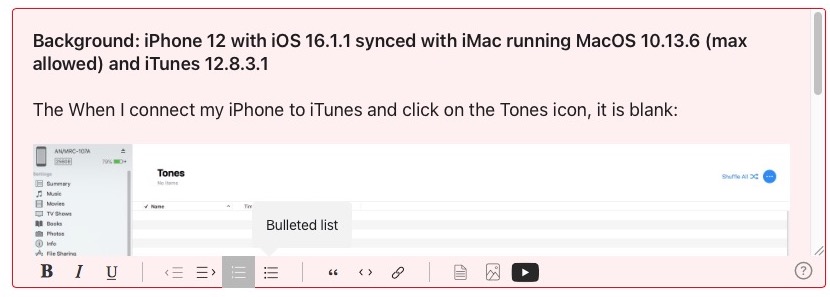 Ringtones have disappeared from Tones sec… - Apple Community