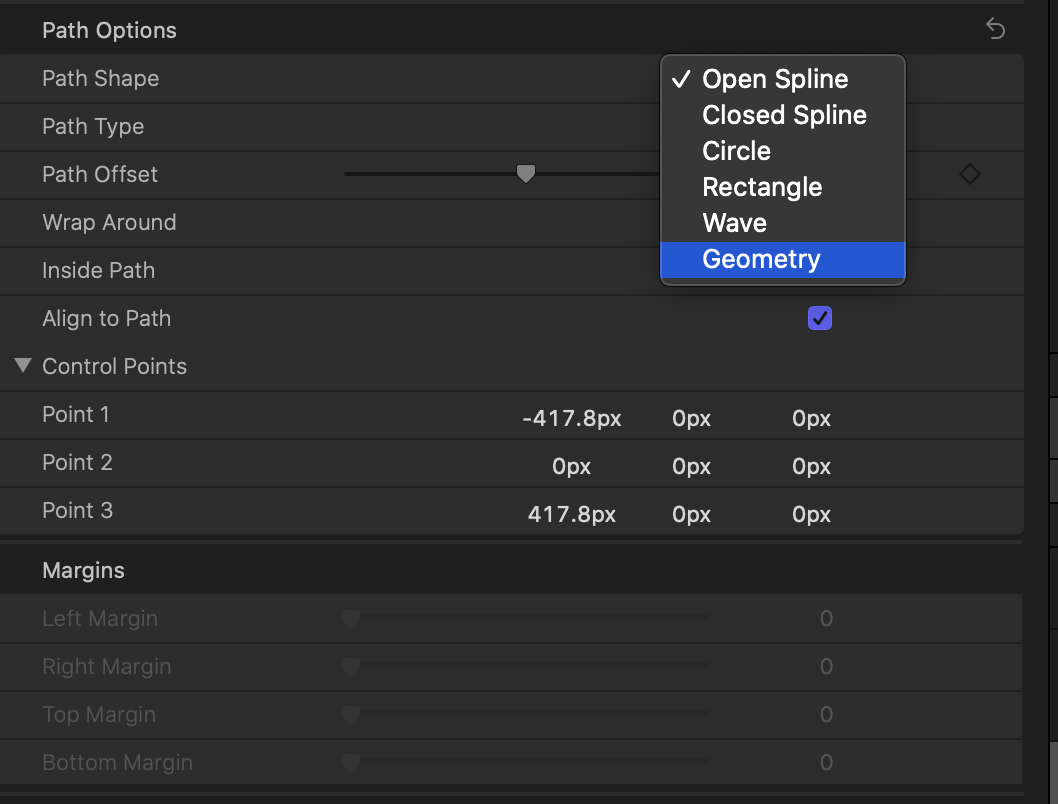 How do I animate type on a path on Motion? - Apple Community