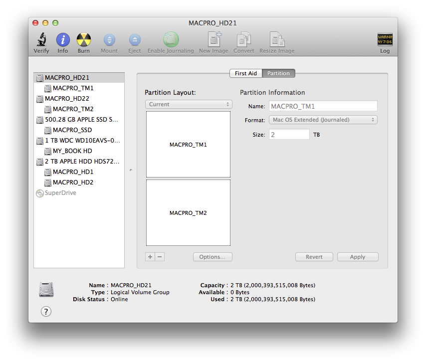 New HD shown as two disks in Disk Utility - Apple Community