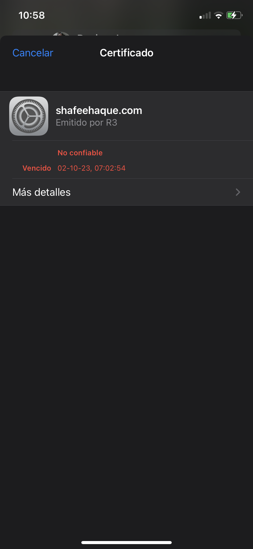 What is this untrusted certificate pop up… - Apple Community